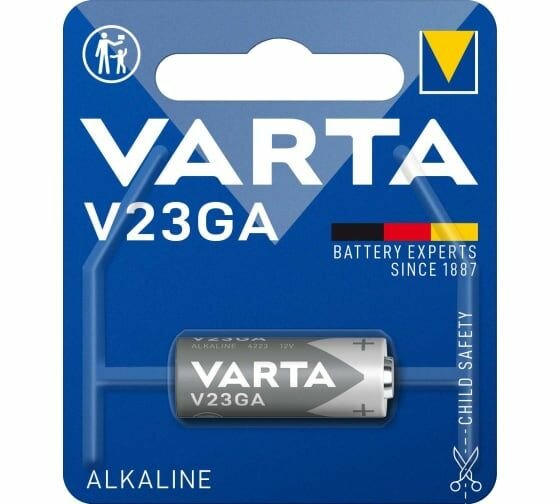 Батарейка VARTA LR23/A23/MN21 BL1 Alkaline 12V 04223101401 4008496261628