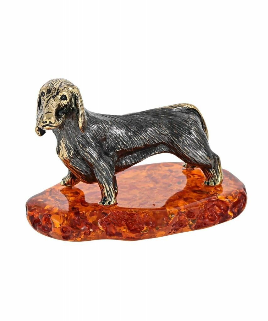 Статуэтка Собака Такса длинношерстная 652