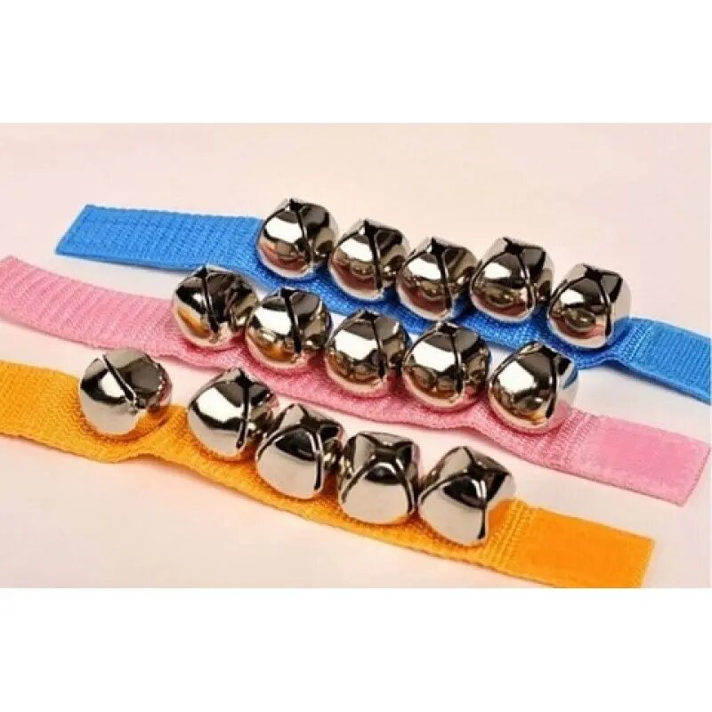 Бубенцы Flight FAB-5, браслет на липучке с 4 музыкальными бубенцами, размер браслета 25 см