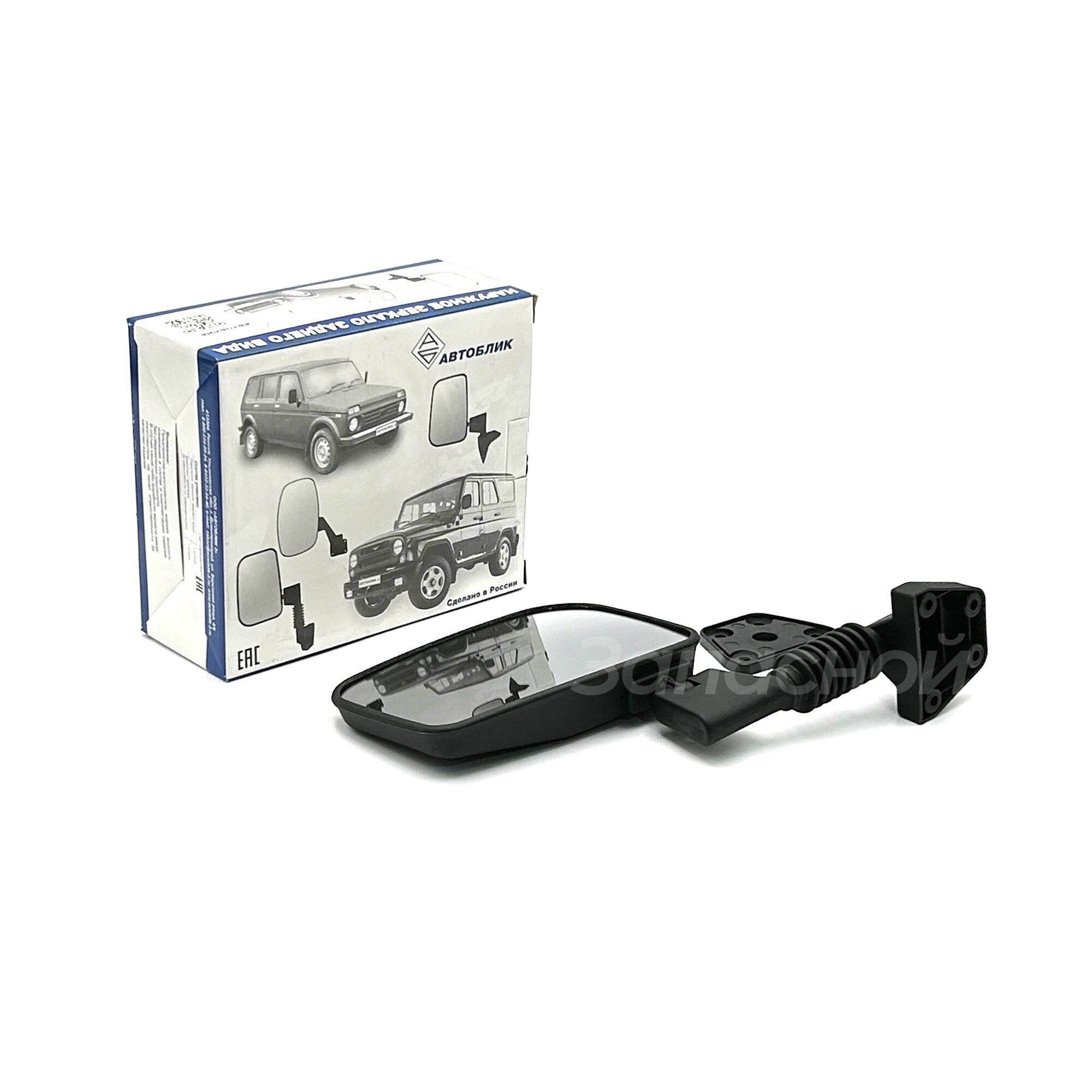 Зеркало заднего вида правое для а/м УАЗ Хантер (2003-), 469 (1972-2011), 3151(1985-2003) - Автоблик арт. 3151-8201020-000