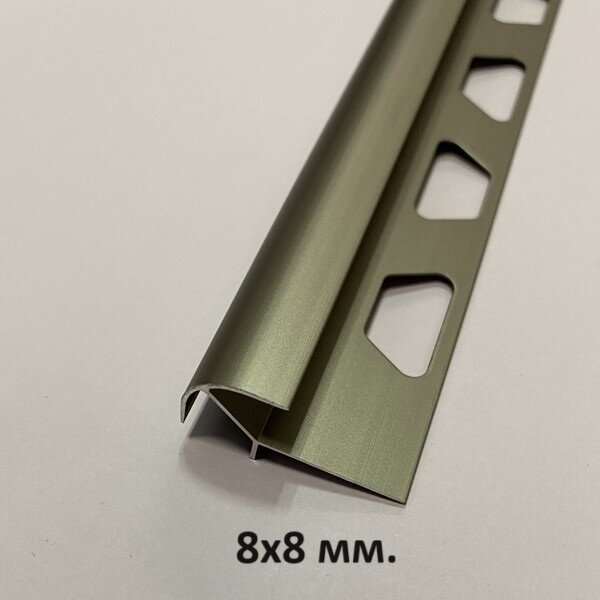 Профиль для Плитки 8х8мм. Бронза матовая 2.7м.