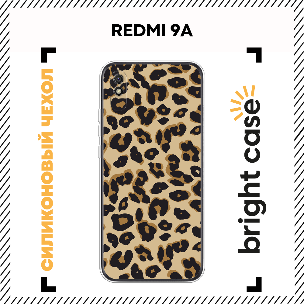 Чехол на Xiaomi Redmi 9A / Сяоми Редми 9A с принтом Леопардовый узор