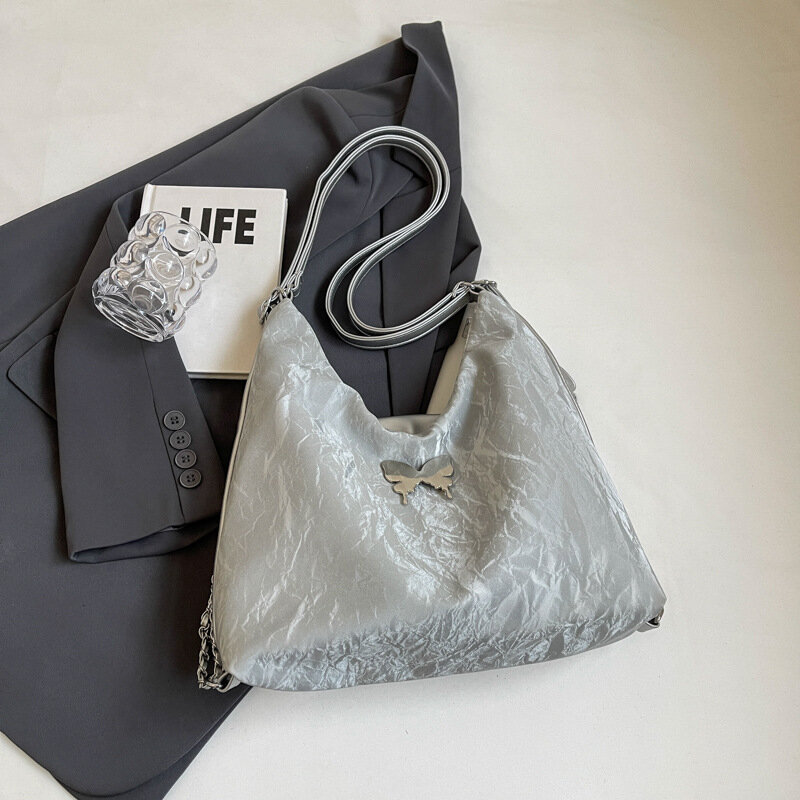 Сумка-мессенджер Tianyun Wing Color, женская, искусственная кожа, серая