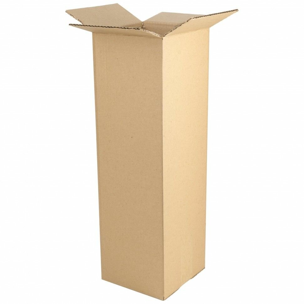 Картонные коробки для посылок, хранения, подарков 20 шт. 150*150*500. Т-23 профиль В.