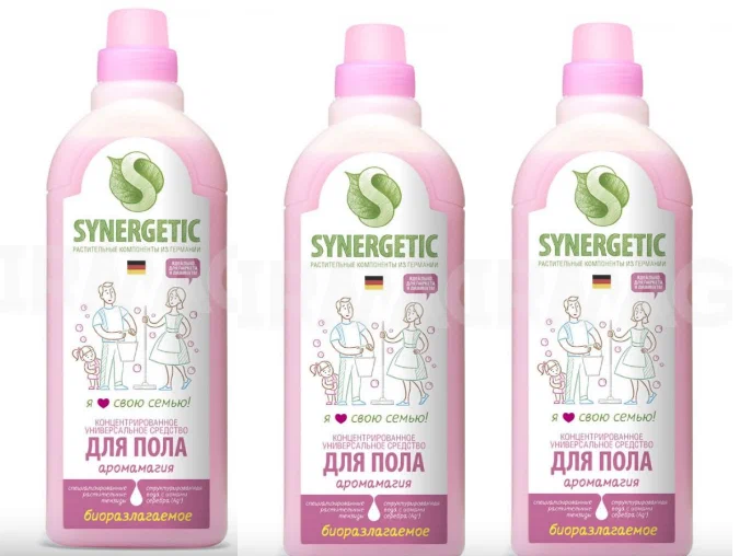 Средство для мытья поверхностей Synergetic аромамагия 0,75л, 3 шт