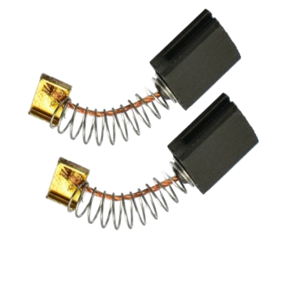 Электроугольная щетка 5х8х11 Проточка с 2-х сторон, пружина квадр. пятак, уши (для Интерскол ПШМ-300), (комплект 2 шт.)