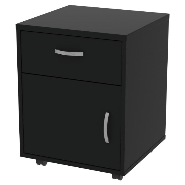 Тумба Меб-фф Офисная тумба подкатная ТВ-30 цвет Черный 45/44/60 см