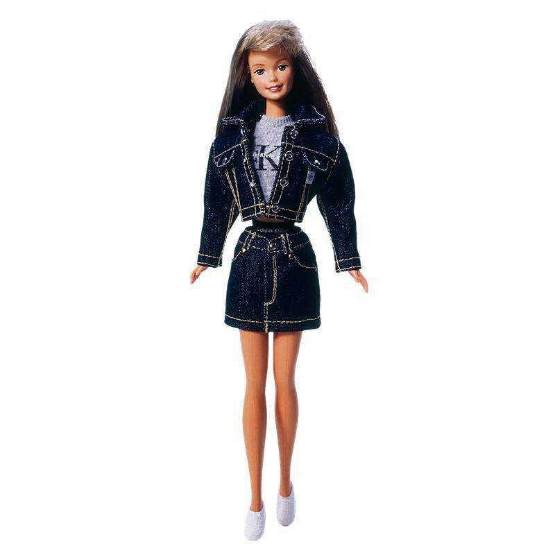 Кукла Barbie Calvin Klein Jean skirt (Барби Келвин Кляйн в джинсовом костюме)