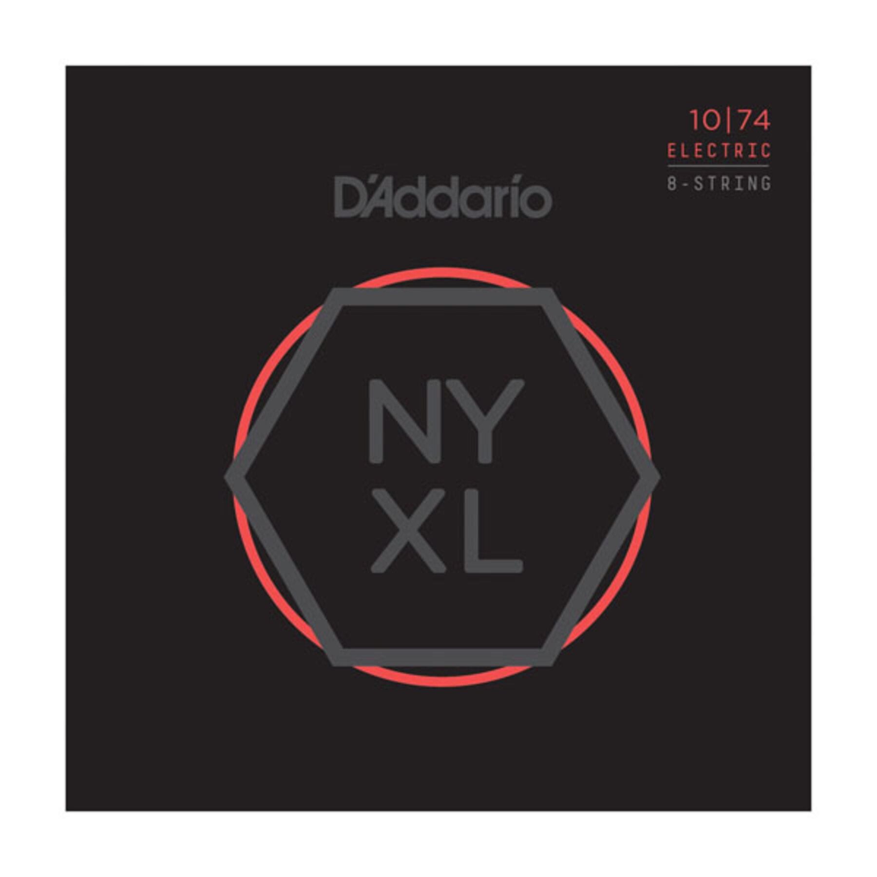 Струны для 8-струнной электрогитары D'Addario NYXL1074