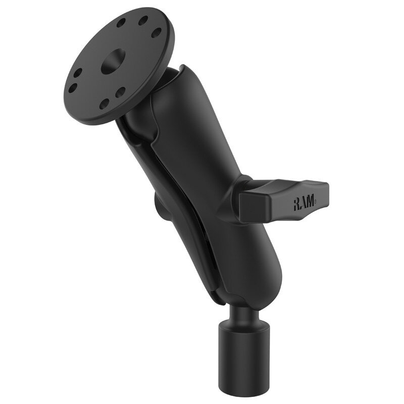 RAM-101-218-1U RAM универсальное двойное шаровое крепление с круглой пластиной и резьбой 1/2" NPT