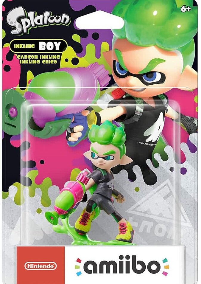 Фигурка Amiibo Inkling Boy (Neon Green) (коллекция Splatoon)