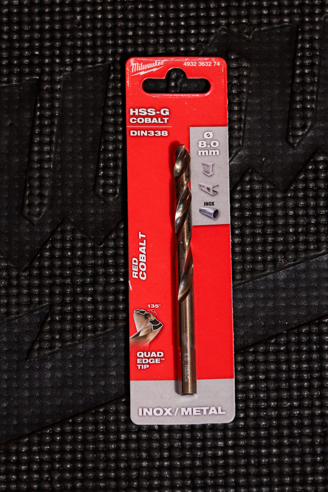 Сверло по металлу HSS-Co (8.0 мм, 1 шт.) Milwaukee- из кобальтовой-легированной быстрорежущей стали