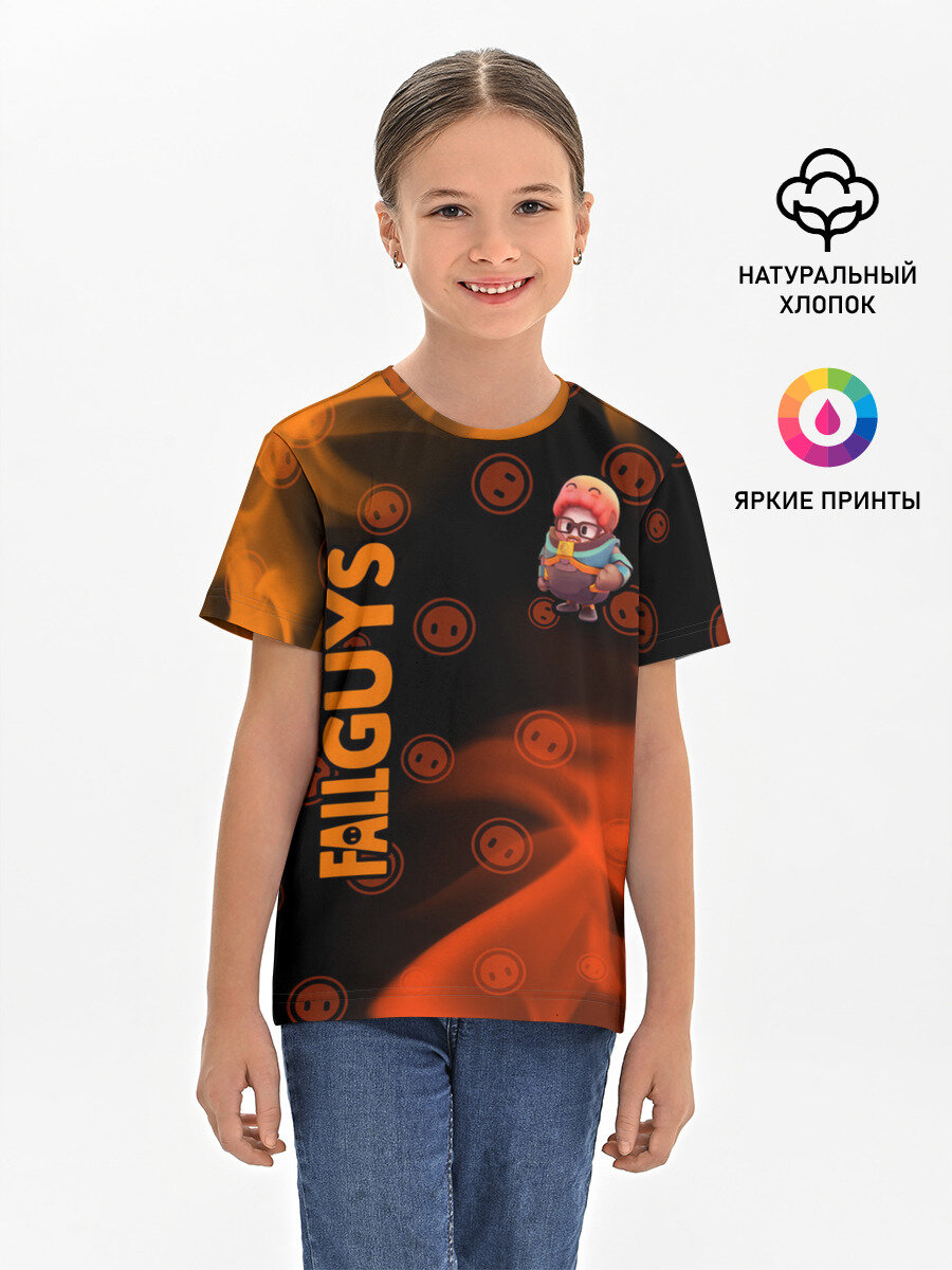 Футболка хлопковая детская FALL GUYS HALF-LIFE / ФОЛ ГАЙС