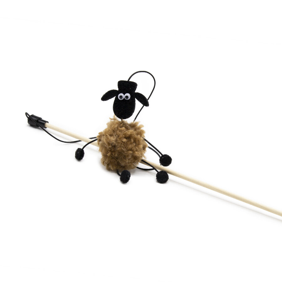 Дразнилка GoSi Удочка для кошек Овечка метов 45 см