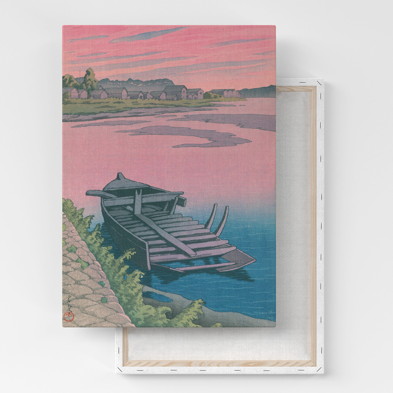 Картина на холсте, репродукция / Хасуй Кавасэ / Размер 40 x 53 см