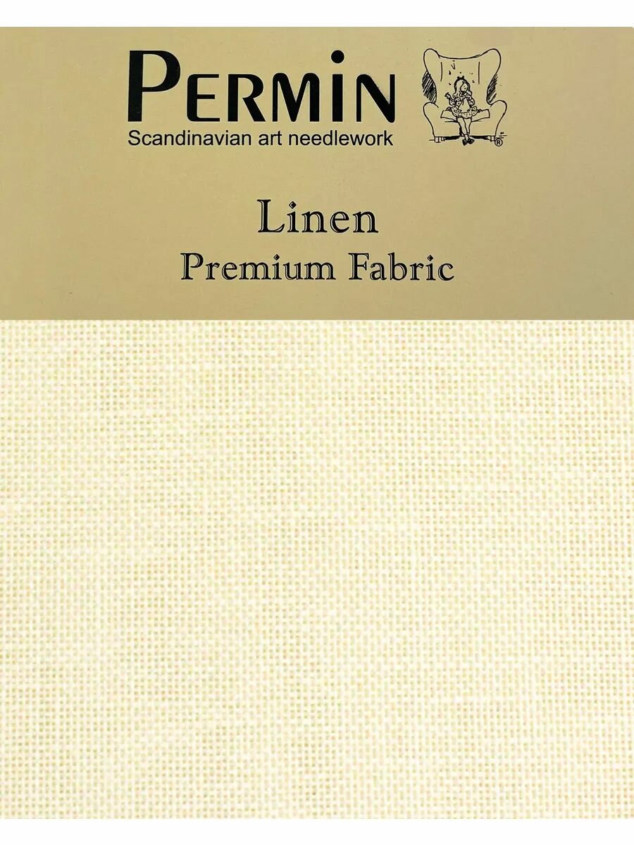 Канва Permin Linen 28 ct. (70x50 см, цвет 305) 100% лен
