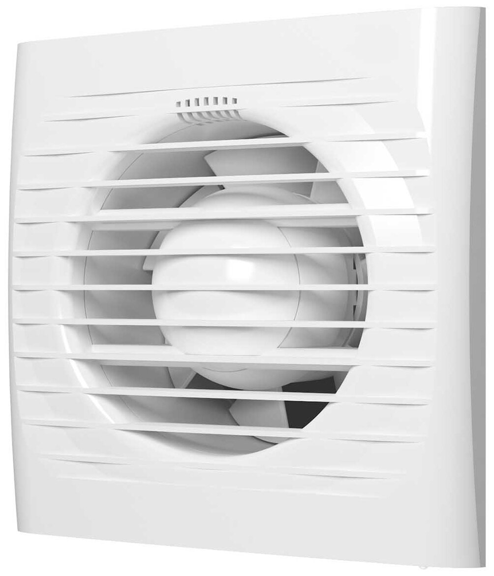 Вентилятор вытяжной осевой 125мм обратн. клапан бел. AURAMAX OPTIMA 5C