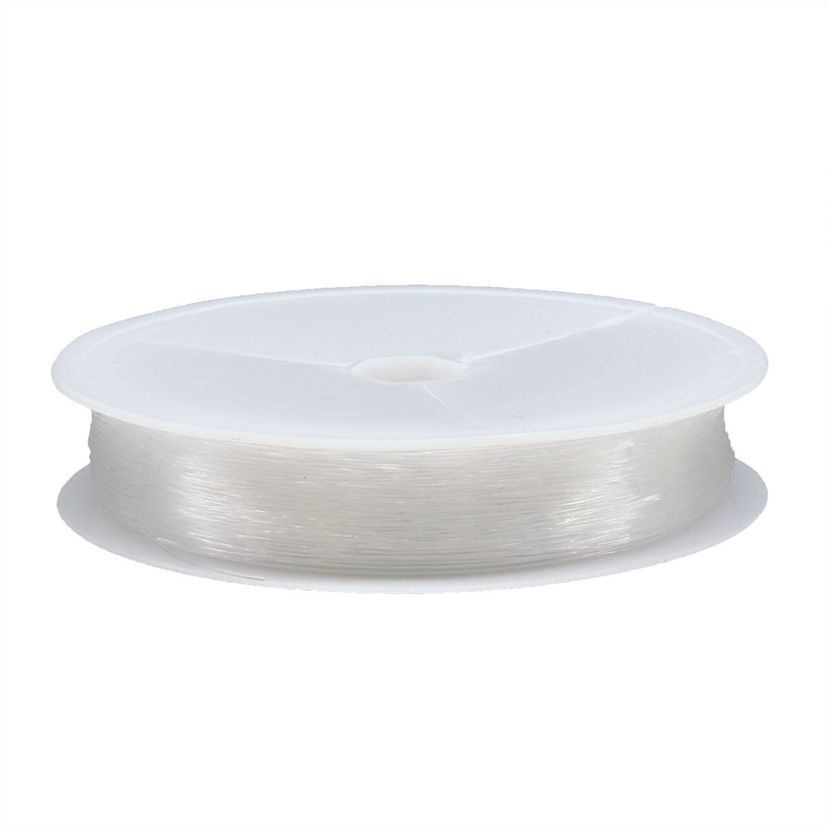 Нить силиконовая для бисера, 0,4 мм*25 м (прозрачный)