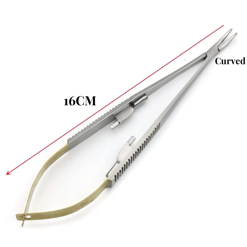 Иглодержатели Кастровьехо LISM 14 см / 16 см из нержавеющей стали 16cm Curved