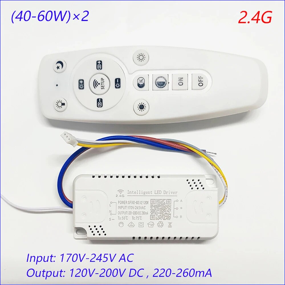 Интеллектуальный светодиодный трансформатор Compson 2,4G для люстры (40-60W)-2