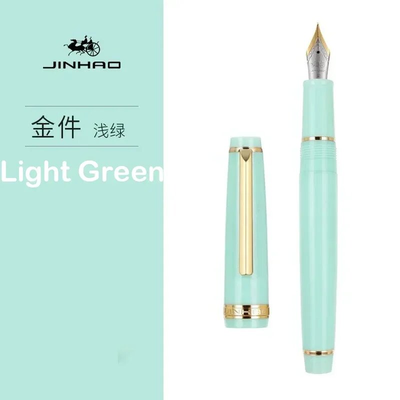 Перьевая ручка Jinhao 82 прозрачная EF F M Изумрудный, M, Light Green