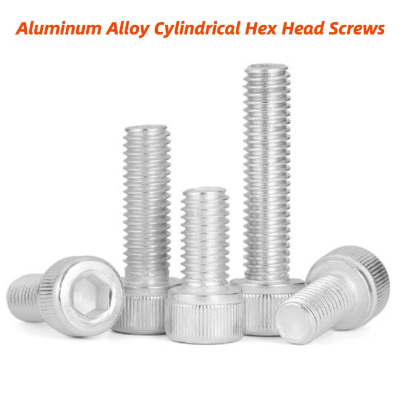 Алюминиевые винты M3 M4 M5 M6 M8 M10 шестигранные M8x20 (5PCS)