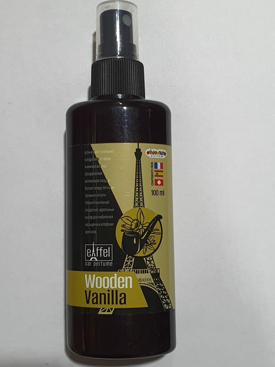 Ароматизатор воздуха EF-09"Wooden Vanilla" серии "Eiffel Tobacco"-100 мл. EF-09