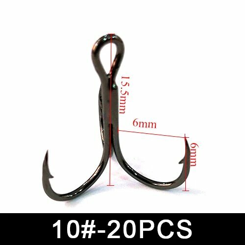 Держатели для рыболовных крючков FTK из высокоуглеродистой стали 15/20 шт. size 10