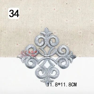 HYZELY Вышитые Патчи для Одежды 34