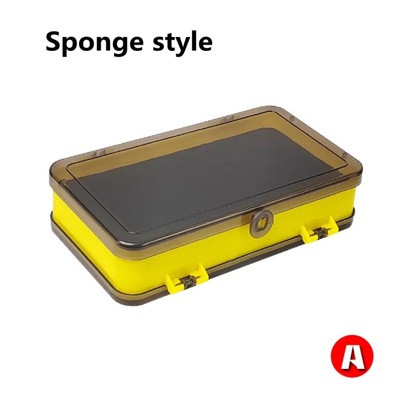 Портативный двухсторонний рыболовный ящик Желтый, A Yellow