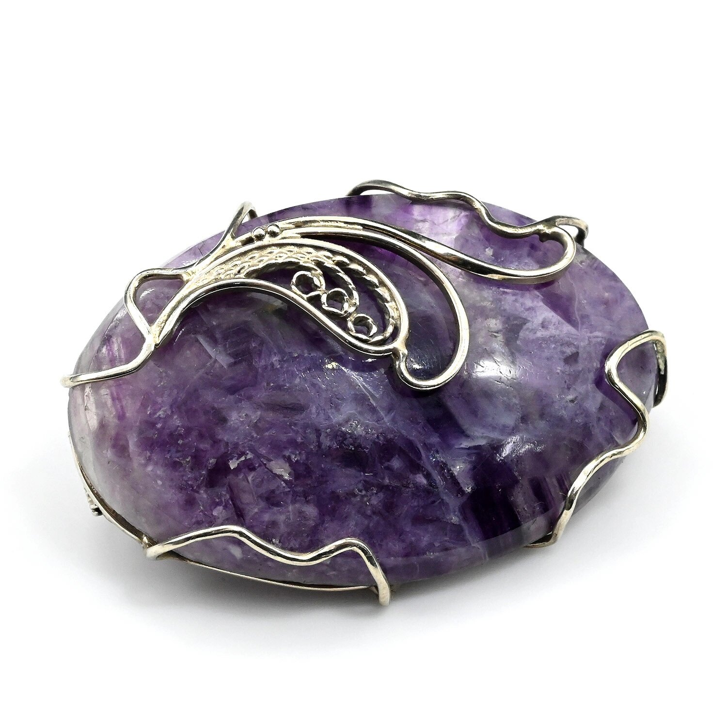 Брошь, флюорит