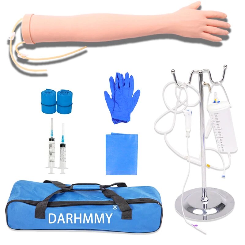 Тренировочный манекен руки DARHMMY для внутривенных инъекций белый