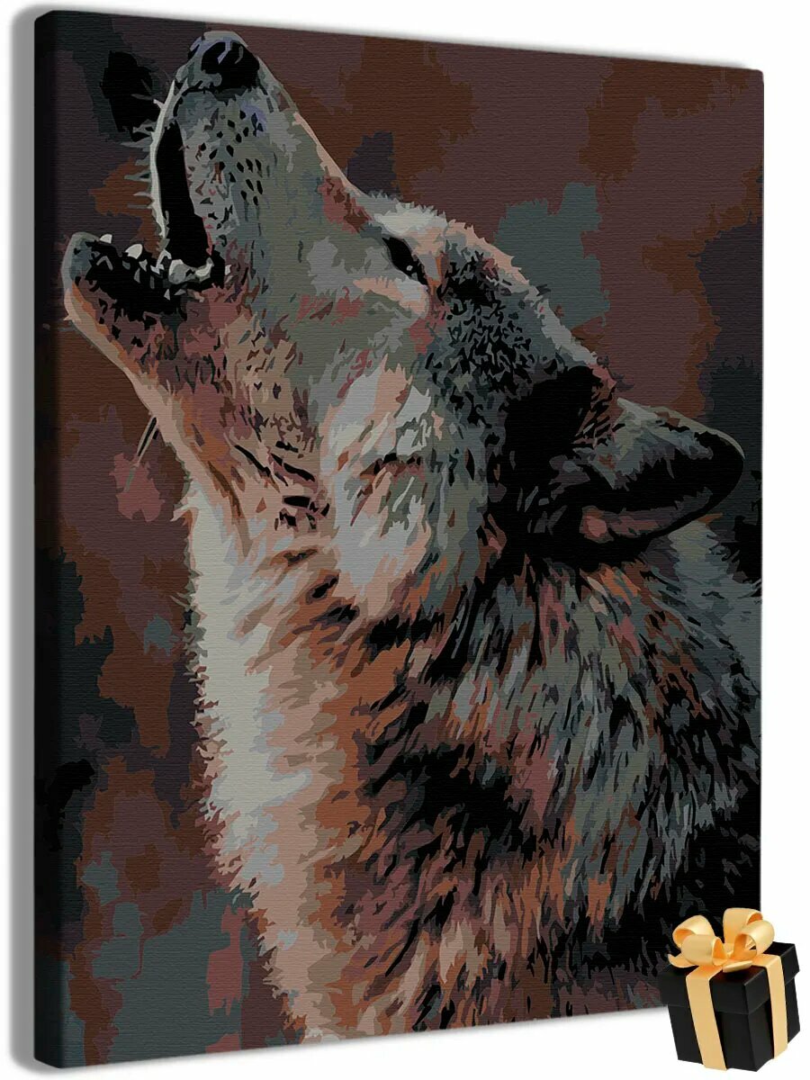 Картины по номерам Волк