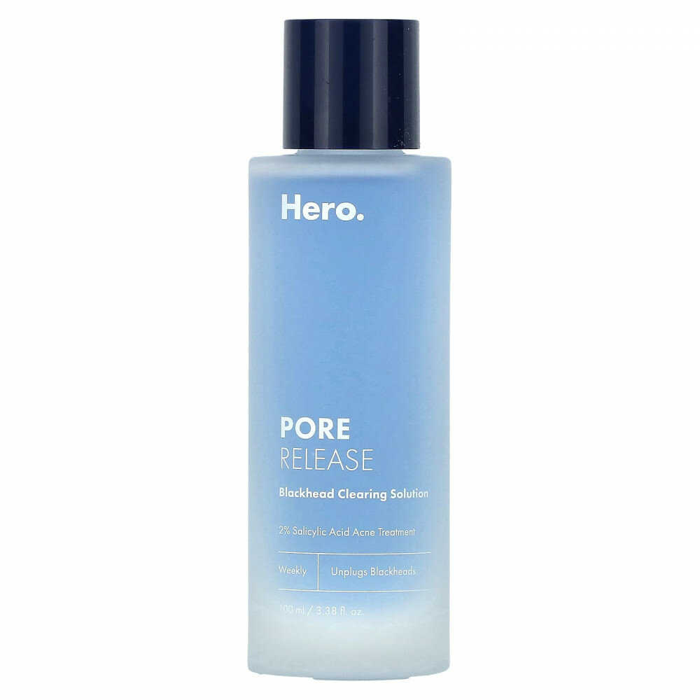 Hero Cosmetics, Pore Release, раствор для очищения от угрей, 100 мл (3,38 жидк. унц.)
