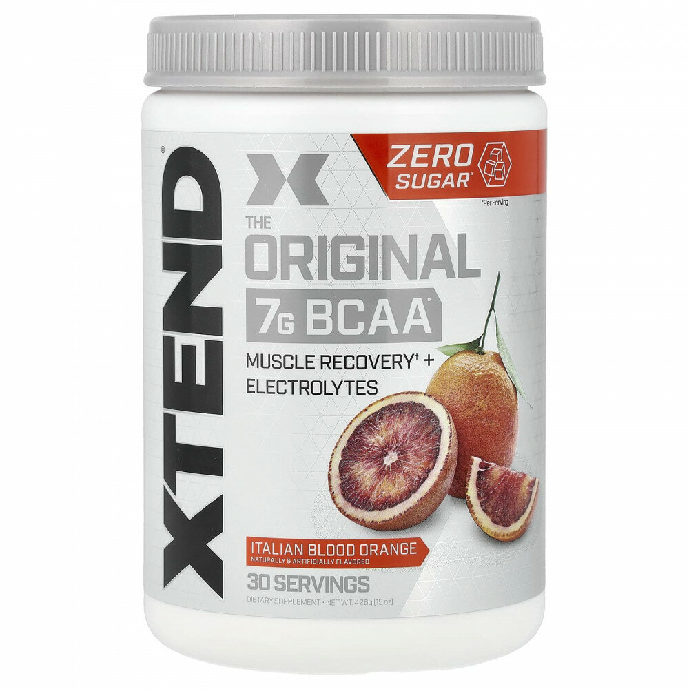 XTEND, 7 г BCAA, итальянский красный апельсин, 426 г (15 унций)