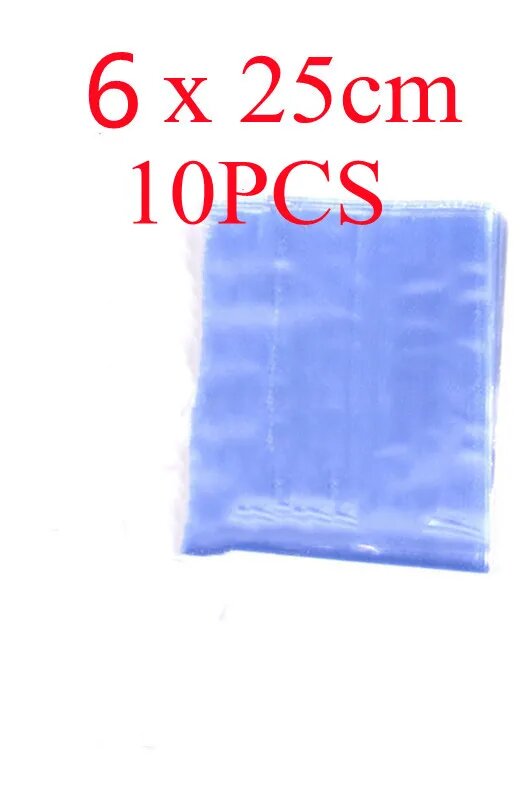 Прозрачная термоусадочная пленка для пультов ДУ 10PCS 6X25CM