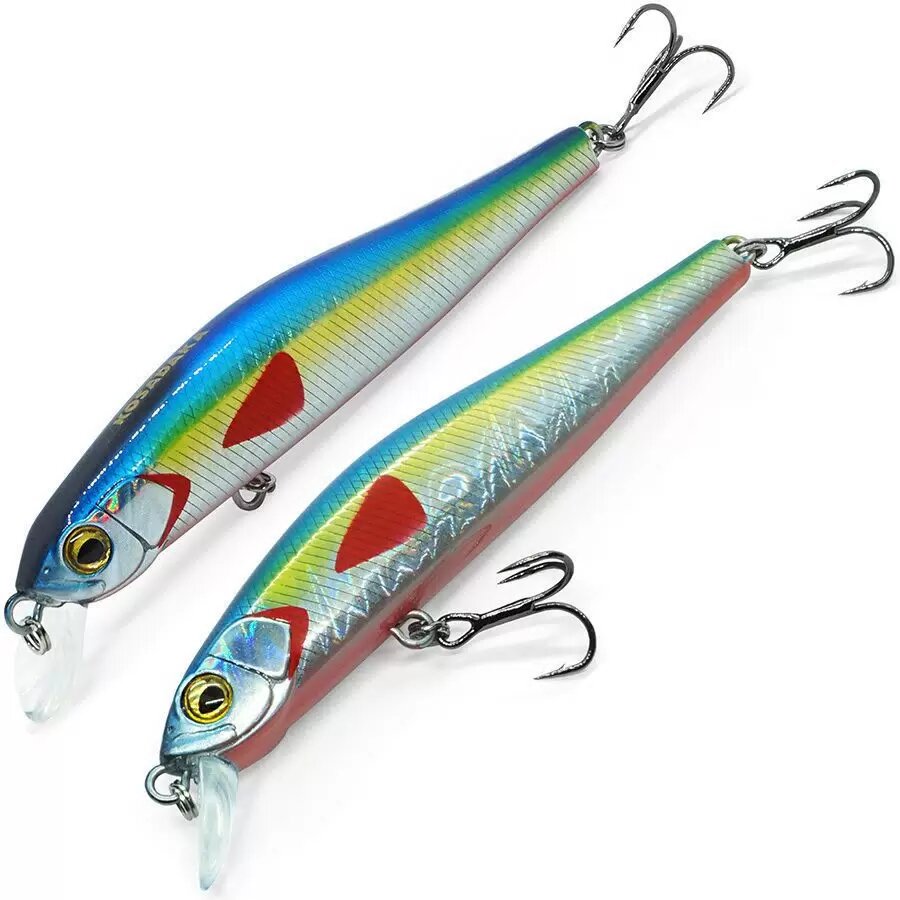 Воблер для рыбалки Kosadaka WINS XS 90SP BAK, 90.0 мм, 10.6 г, заглубление 0.1-1.0 м, BAK