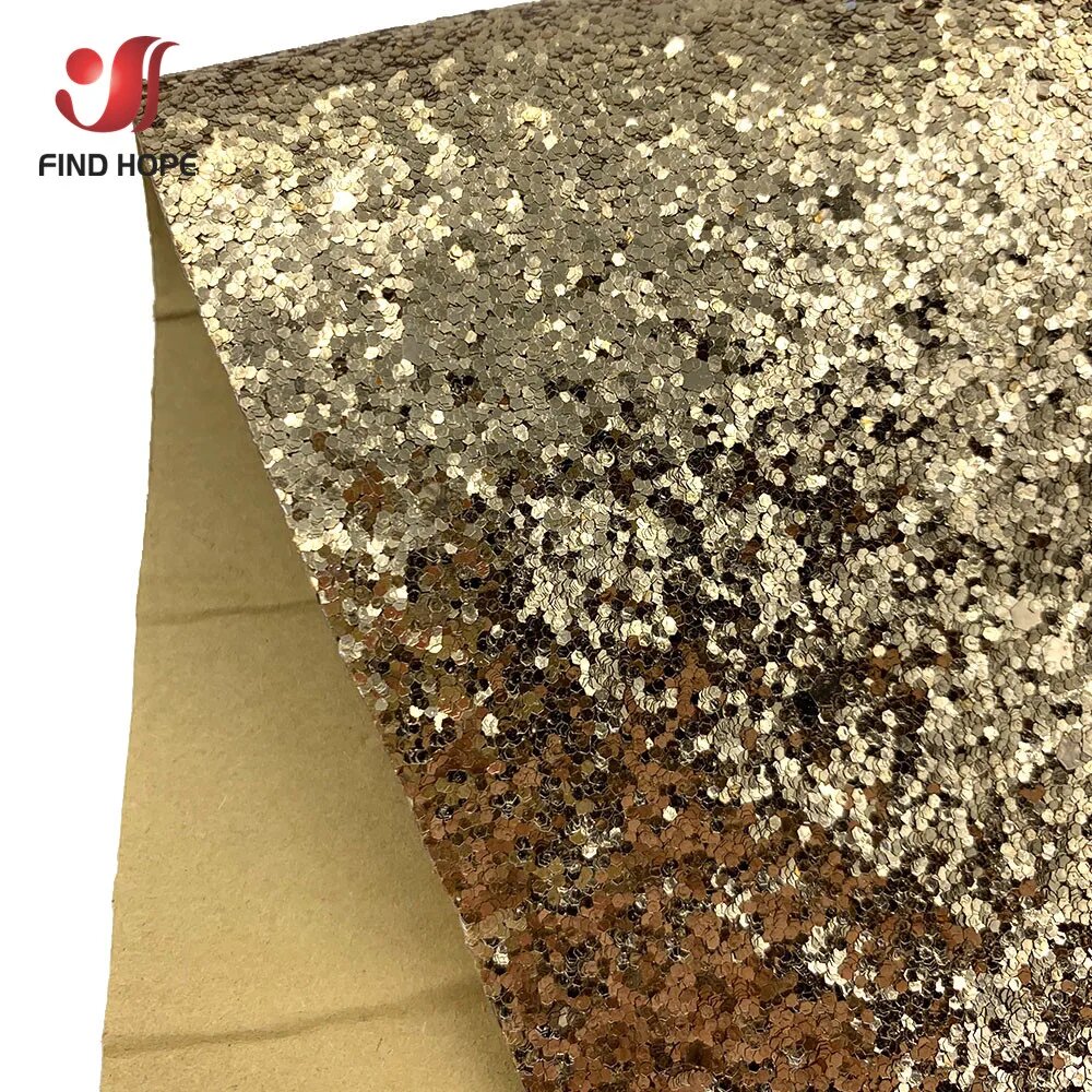 Блестящая самоклеящаяся искусственная кожа Harirbow для рукоделия 15 x 47in(40x120cm), Шампанское