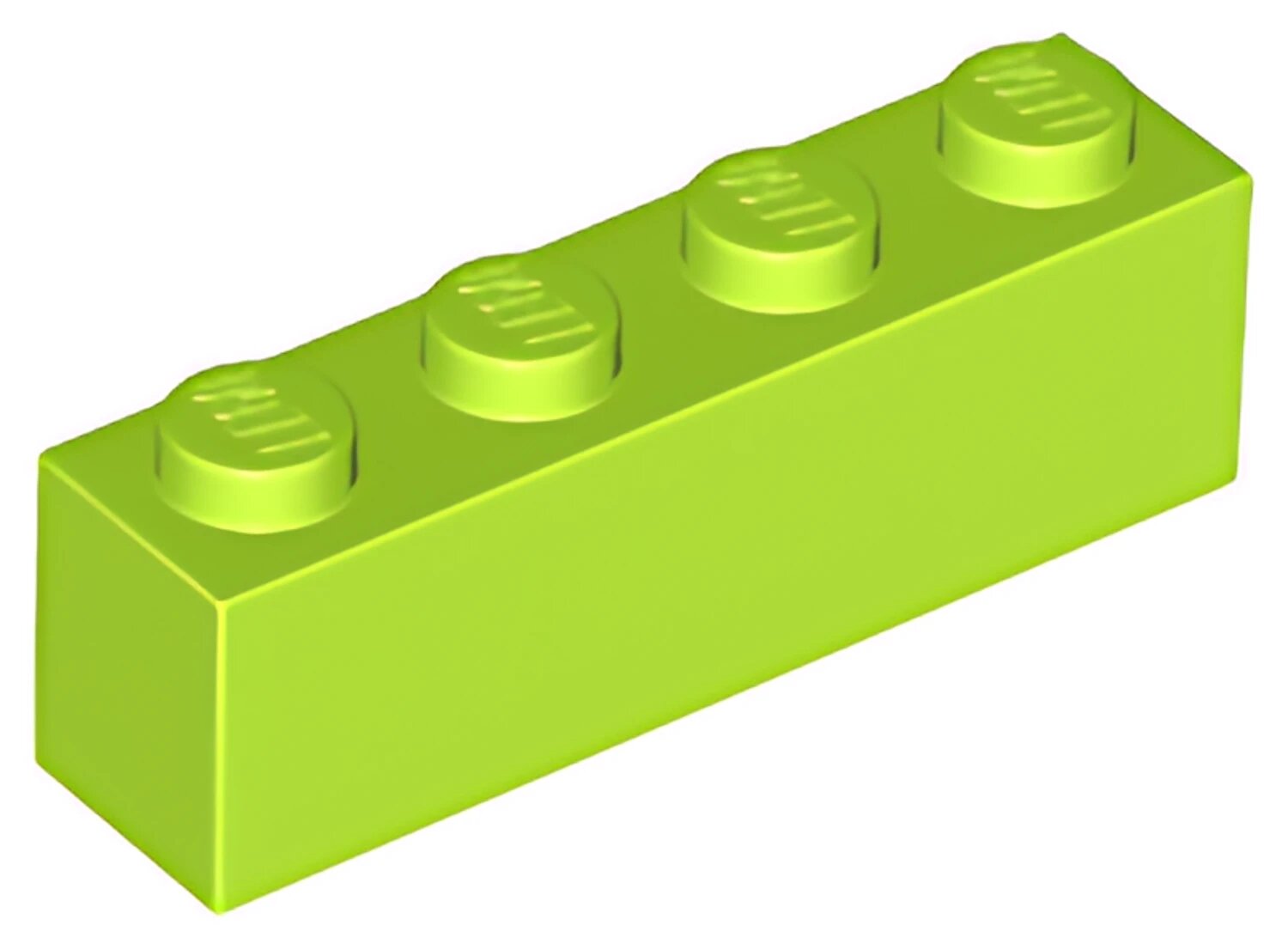 Кирпич LEGO Brick 1 x 4 3010 (6146) Lime N