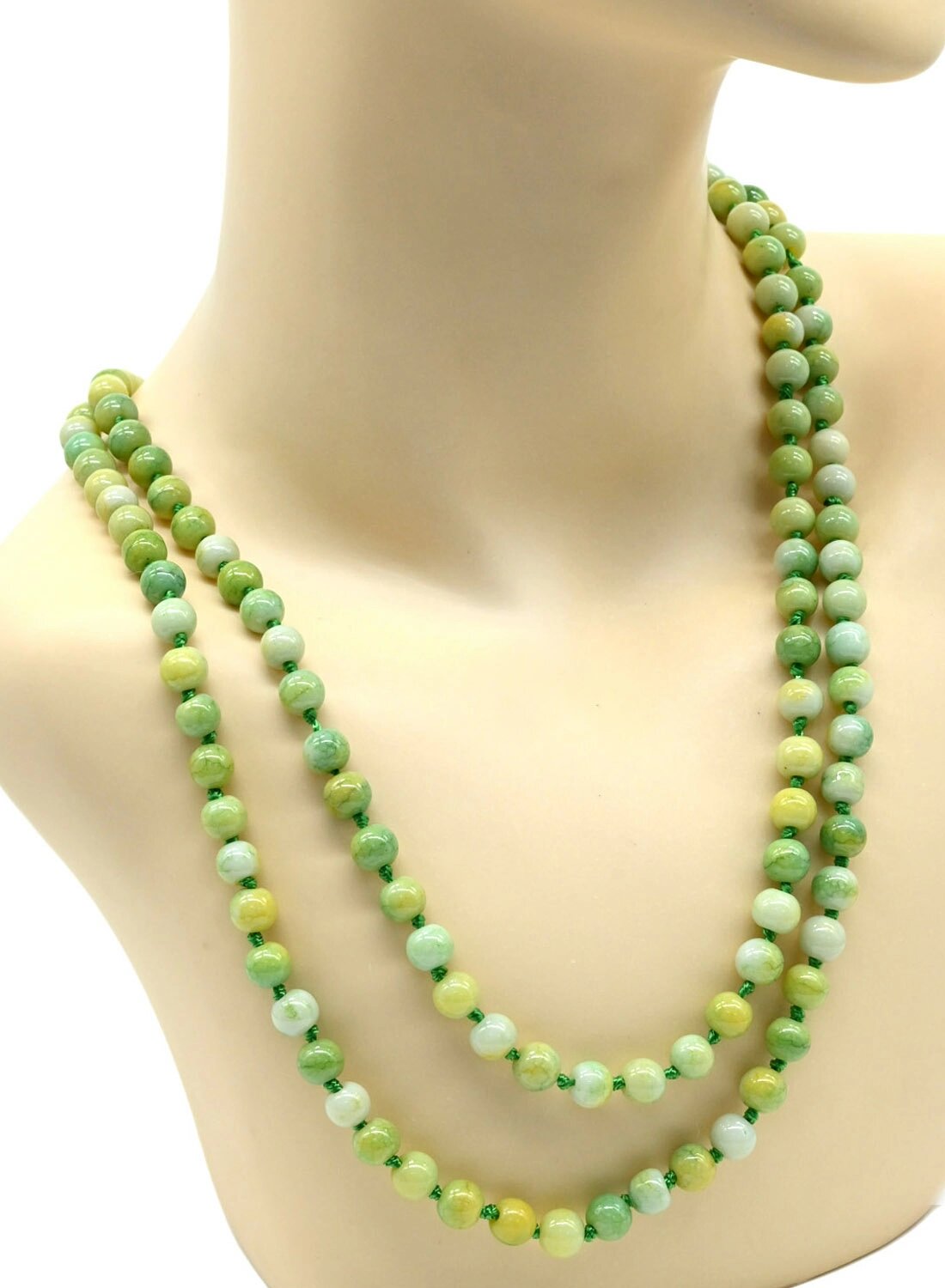 Бусы, кальцит