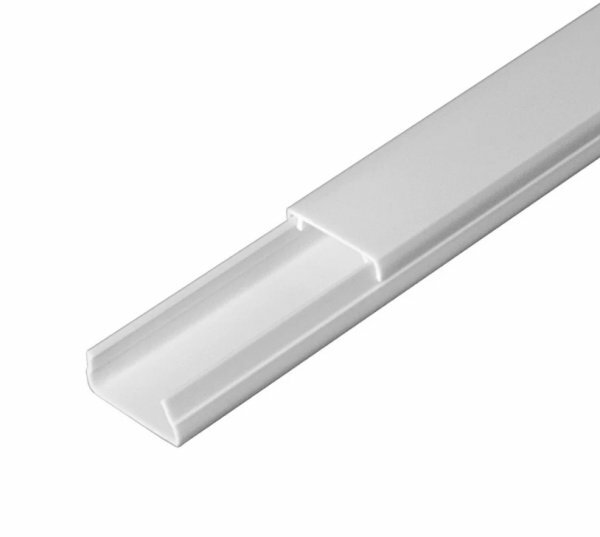 Кабель-канал белый 20x10x2м (цена за штуку)