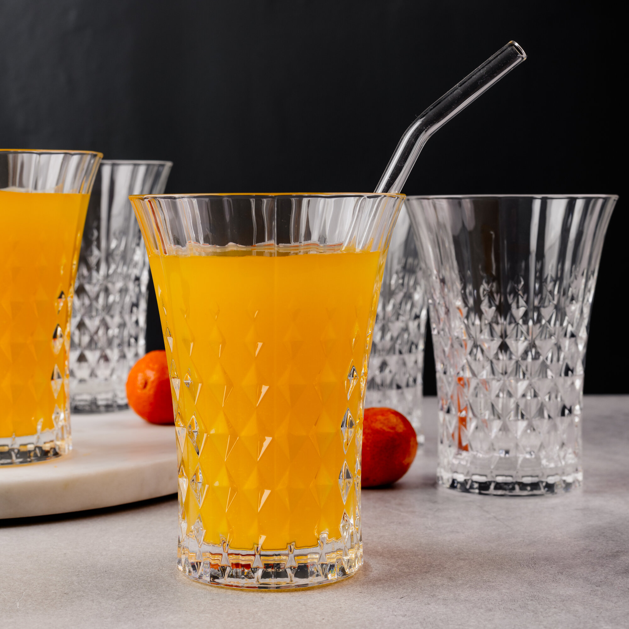 Набор стаканов для воды, виски и коктейлей 360 мл 6 шт Cristal D'Arques Lady Diamond