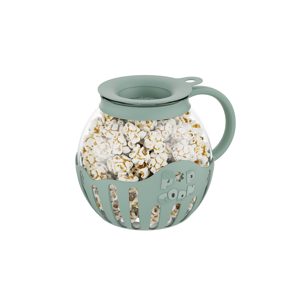 Микроволновый попкорн Amazon Micro-Popcorn, самовзрывающаяся банка, зеленый