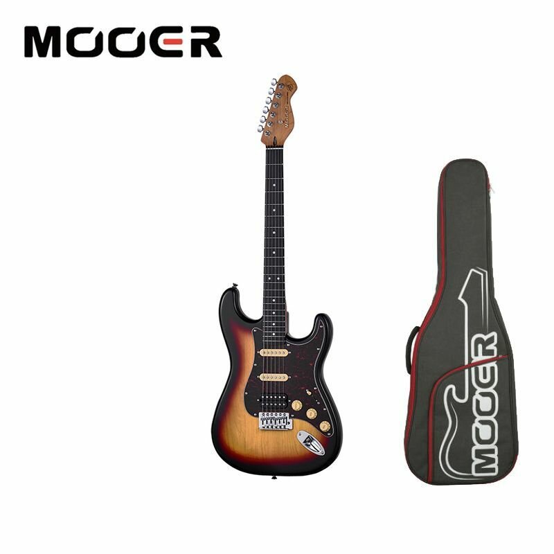 MOOER MSC10 Pro Электрогитара для начинающих, включая чехол для гитары