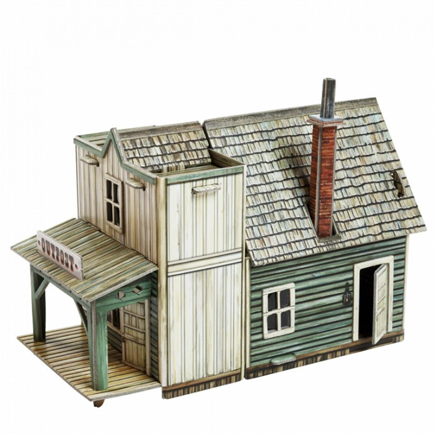 Сборная модель Умная Бумага "Дикий Запад", Аутпост, картон, от 7 лет