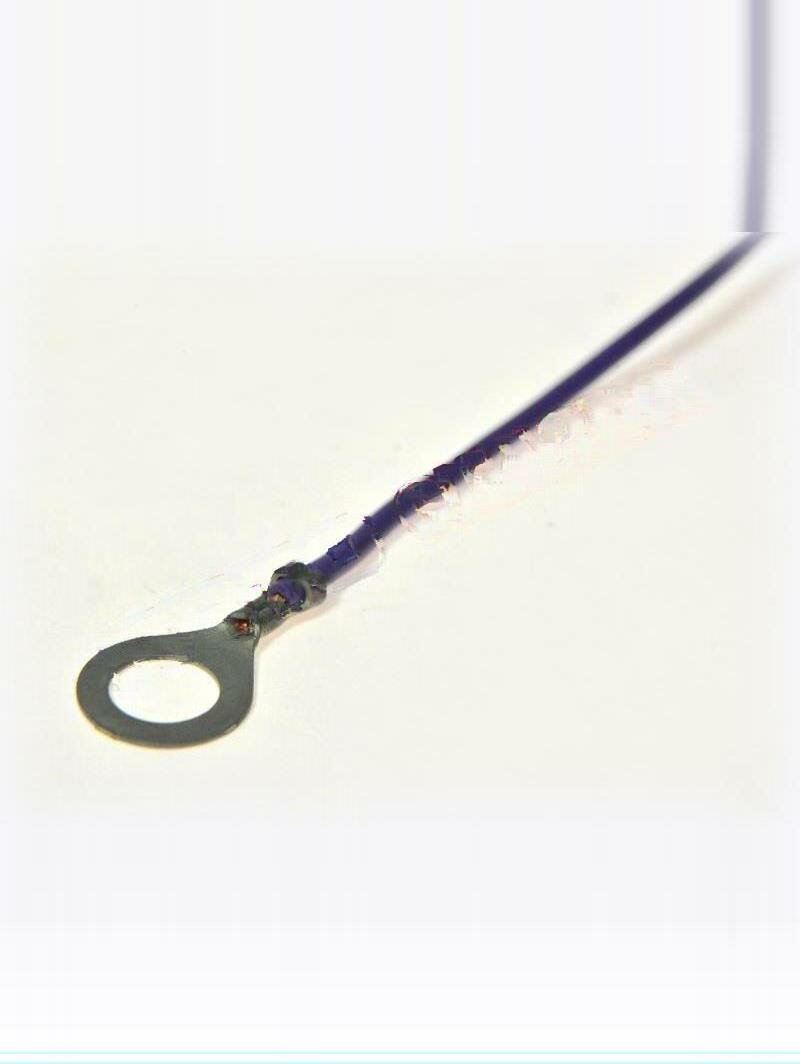 Клемма круглая с проводом проводки М8