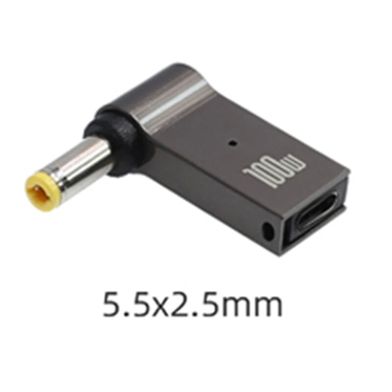 Адаптер USB Type C на 5.5x2.5mm 100W