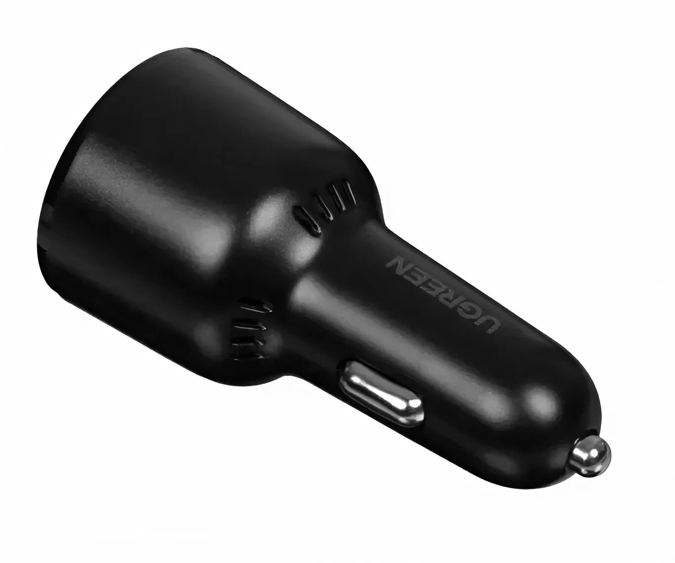 Зарядное устройство для автомобиля три слота UGREEN CD239 2*USB-C PD+USB-A 69W Car Charger 69W Max. Чёрное