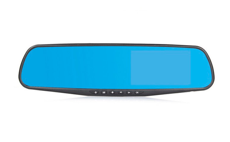Зеркало заднего вида MyPads 4.3 дюймовым экраном с видео-регистратором DVR и камерой HD заднего вида