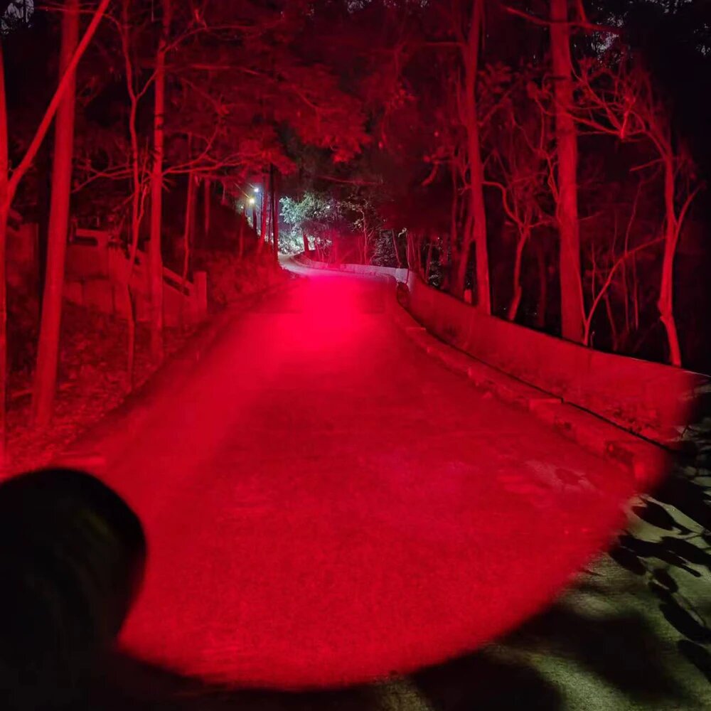 CONVOY C8 Plus красный фонарик LED 18650